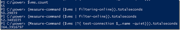 Using Powershell Functions and Filters to find online computers – vNoob