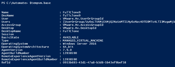 Creating Custom Powershell Objects For Horizon Desktops Vnoob